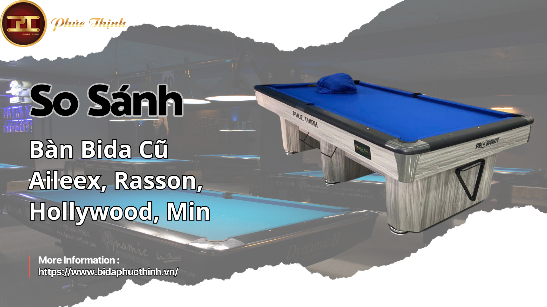So sánh các loại bàn bida: Loại nào phù hợp mở quán bida 2025?