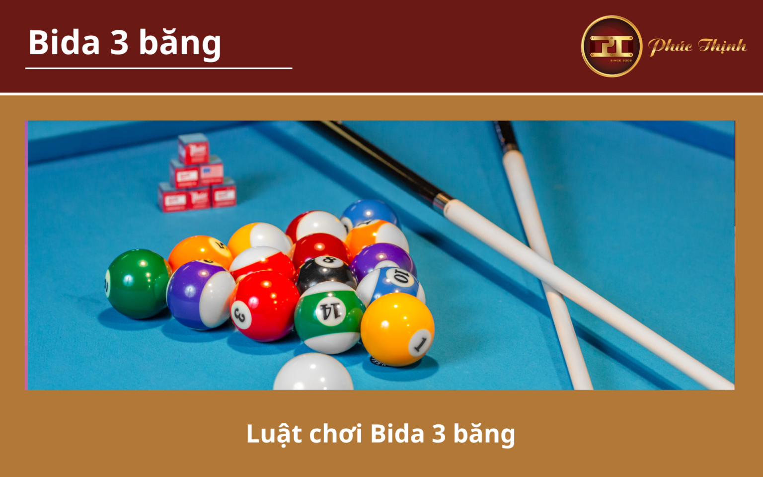 Luật chơi và cách chơi Bida 3 băng căn bản cho người mới (2025)